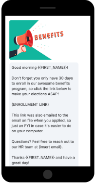 Day 10: Benefits Reminder